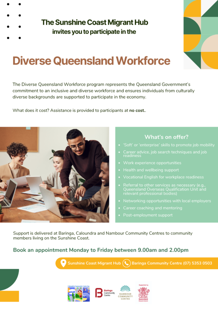 Services/Programs – Nambour Community Centre